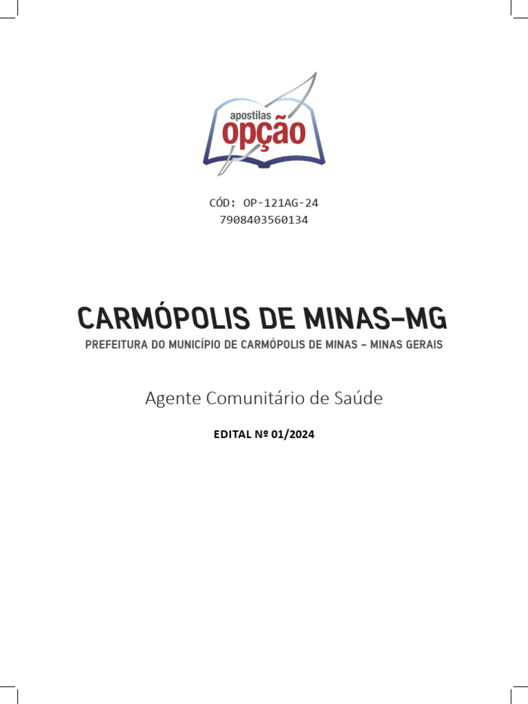 Op 121ag 24 Carmopolis Minas MG Acs | PDF | Lógica matemática | Lógica