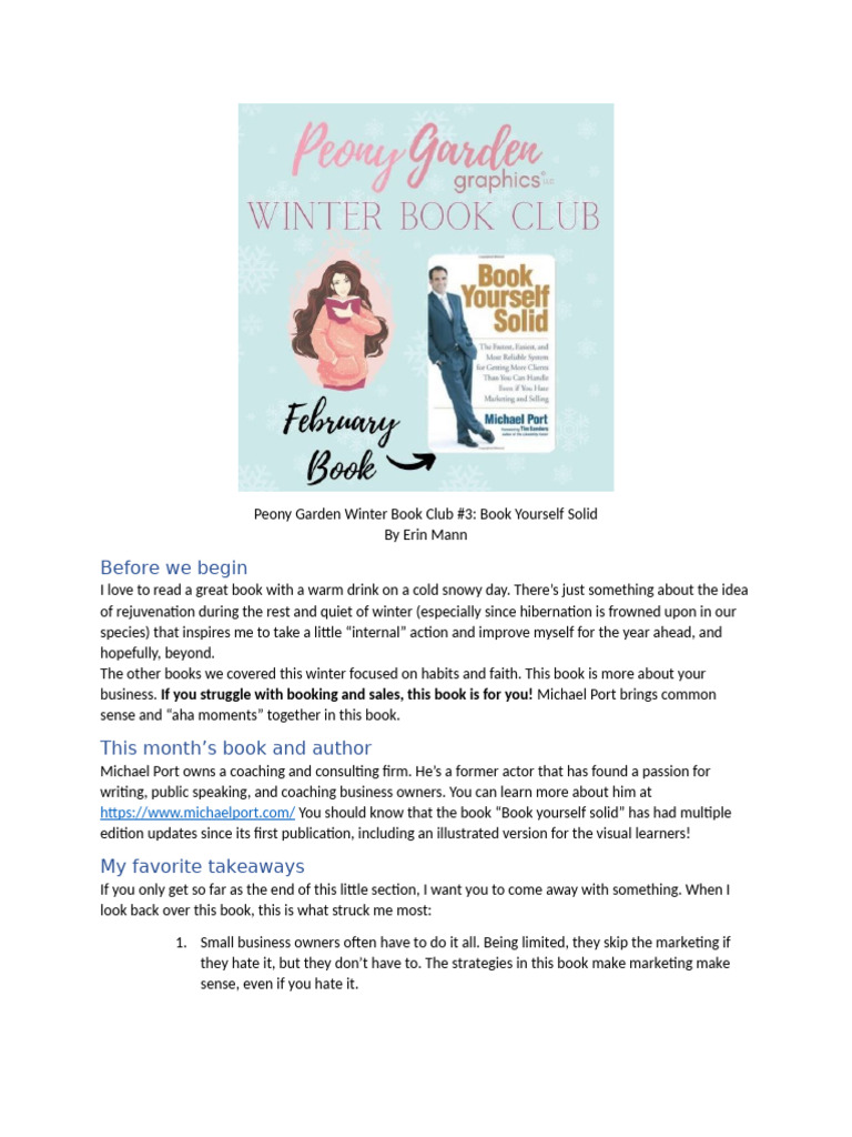 Book Yourself Solid Xzodlt | PDF