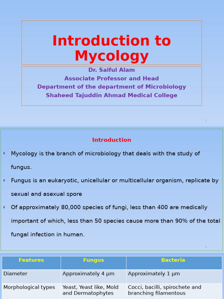 Introduction and Basic Structure of Fungus | PDF | Fungus | Yeast