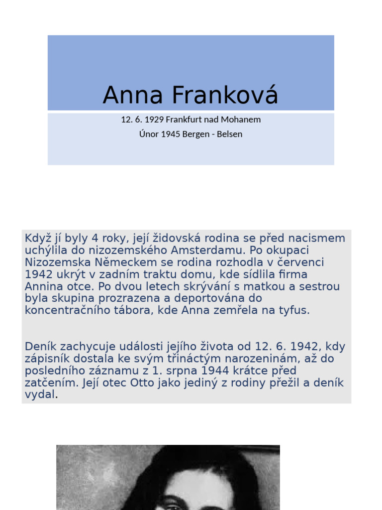 Anna Franková | PDF