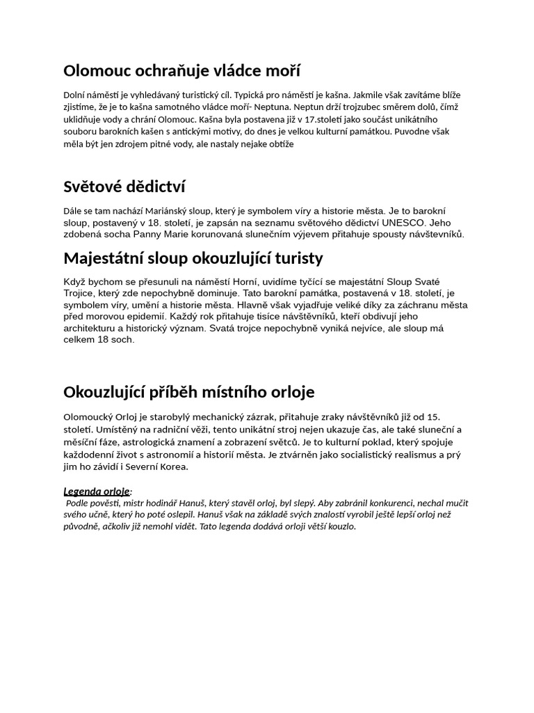 Olomouc Informace | PDF