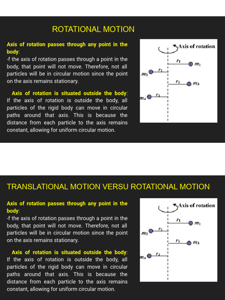 ROTATIONAL MOTION 6 | PDF | Rotation Around A Fixed Axis | Rotation