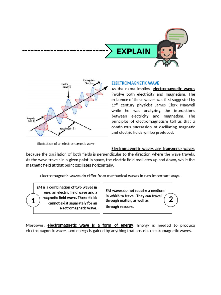 Overview of Electromagnetic Waves | PDF | Electromagnetic Radiation ...