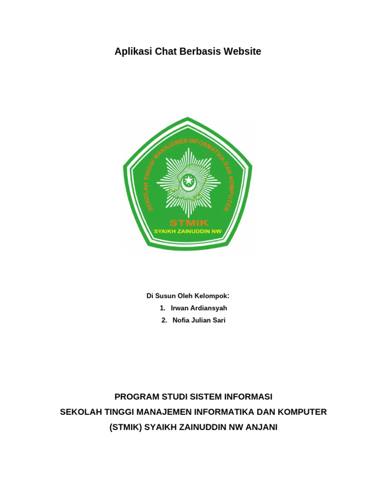 Aplikasi Chat Berbasis Website2 | PDF