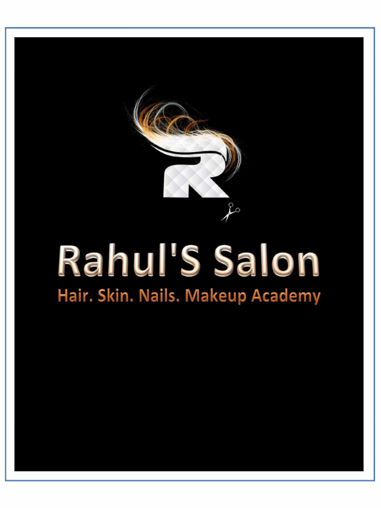 Rahul-S Salon Rate List 23-24 | PDF