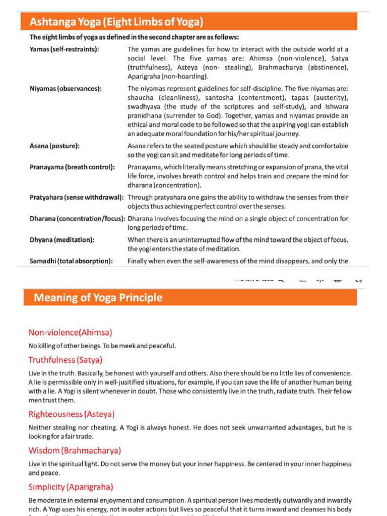 Yoga Notes(Class 11 Notes) | PDF