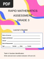 Rapid Mathematics Assessment Grade 3-Edited | PDF | Elementary ...