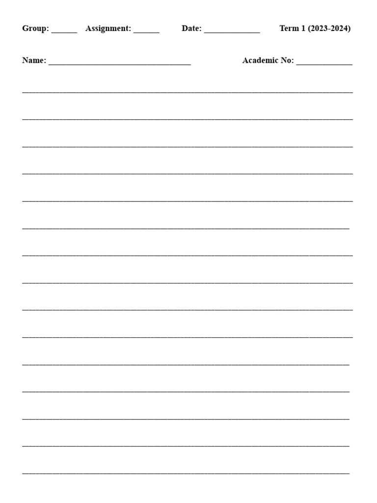 Assignment Paper | PDF