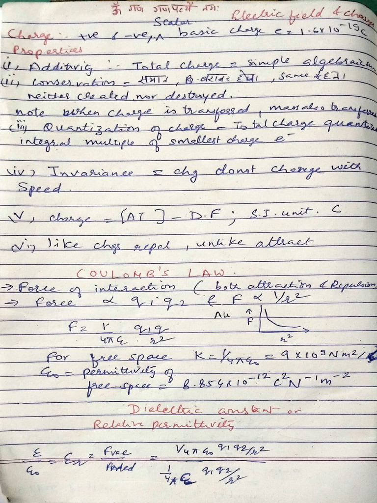 Chapter 1 Short Notes | PDF