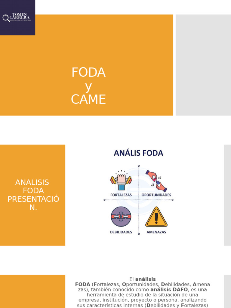 Análisis FODA y CAME: Estrategias Empresariales | PDF