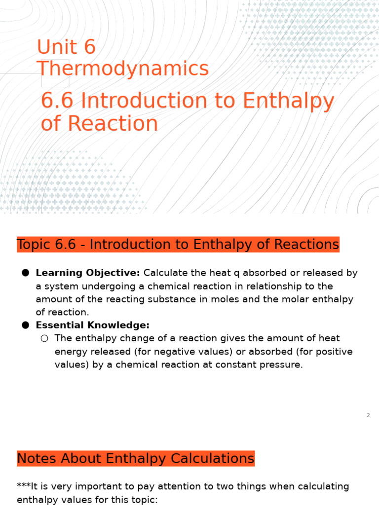 Understanding Enthalpy of Reactions | PDF | Enthalpy | Mole (Unit)