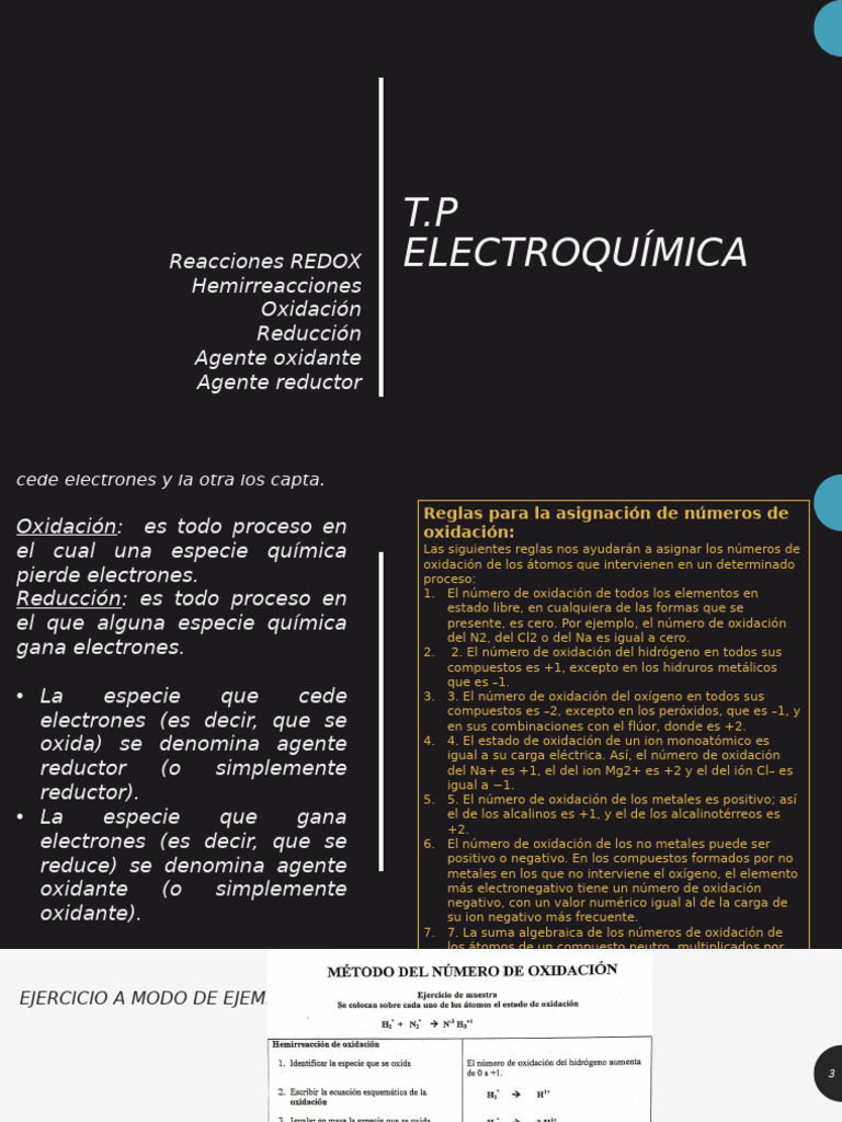 Clase de Practico de Electroquímica | PDF | Redox | Átomos