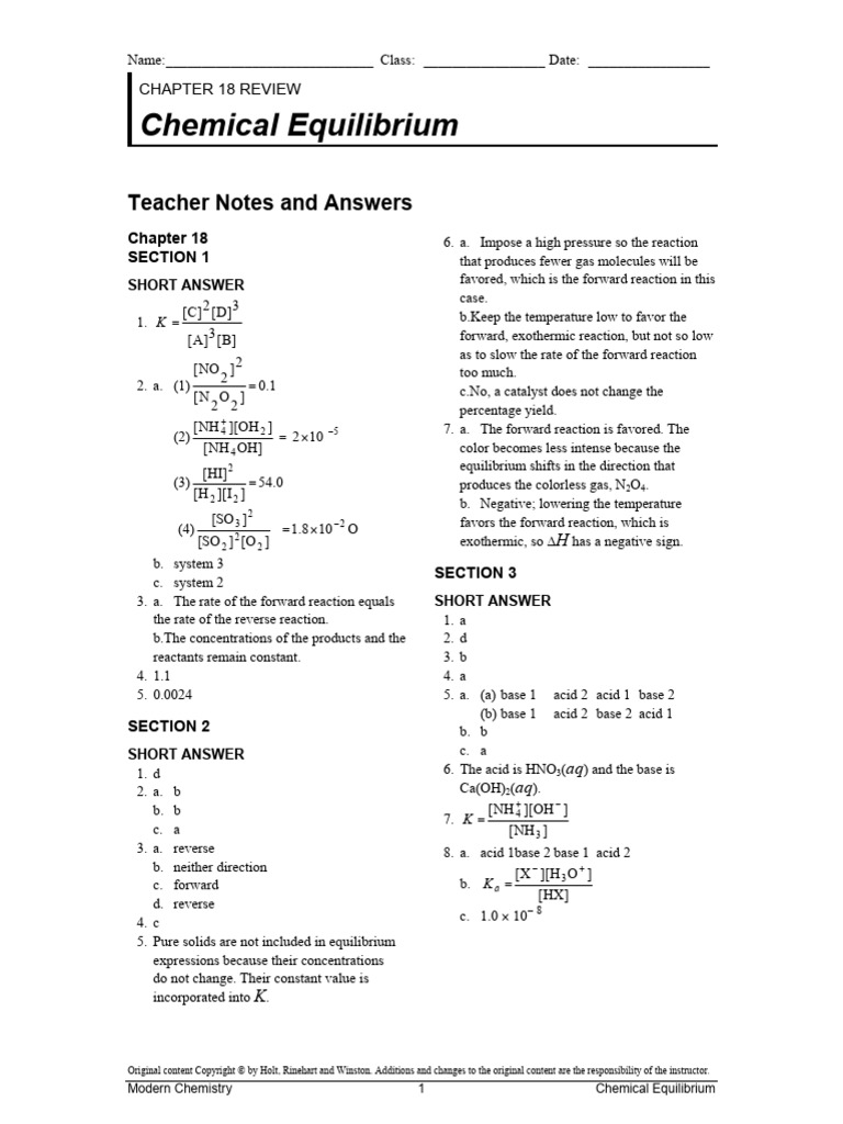 Worksheet-G12-Chemistry-18 1+18 2+18 3+18 4 | PDF | Chemical ...