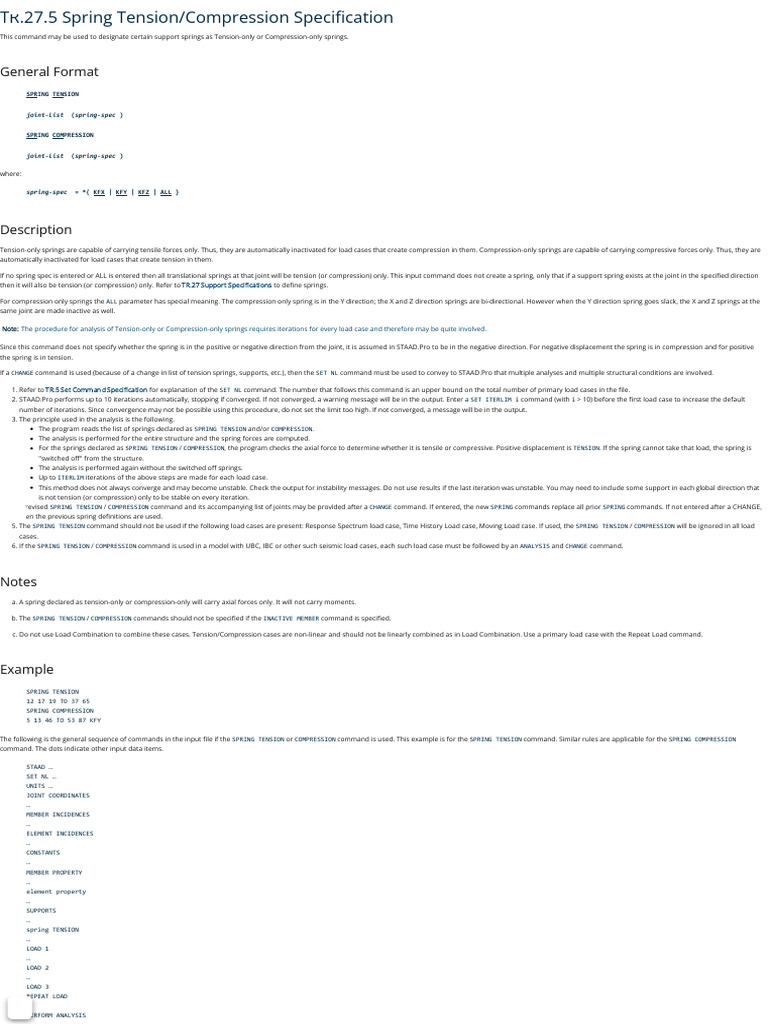TR.27.5 Spring Tension_Compression Specification | PDF | Data Compression | Tension (Physics)