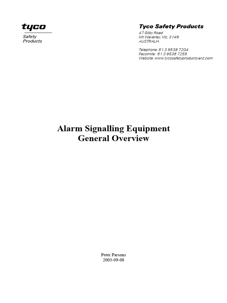Fire Alarm System Overview | PDF | Computer Network | Electromagnetic ...