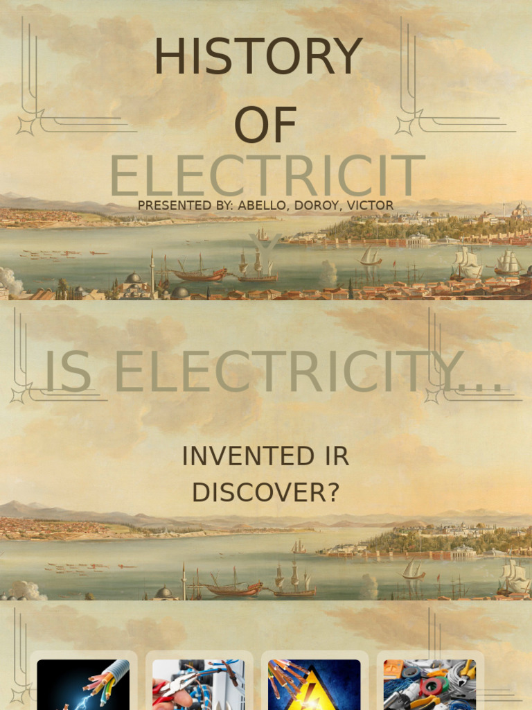 Timeline of Electricity's Evolution | PDF | Electricity | Electromagnetism