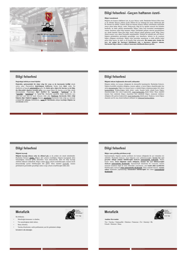 Felsefe 3 | PDF