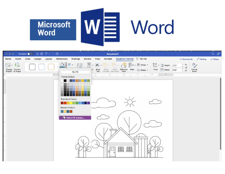 Microsoft Word Coloring 1 Grade | PDF