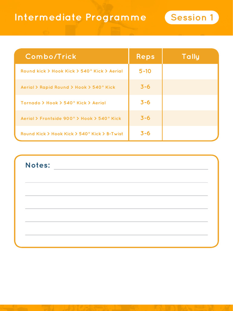 Intermediate Programme Guide | PDF | Sports And Entertainment Skills