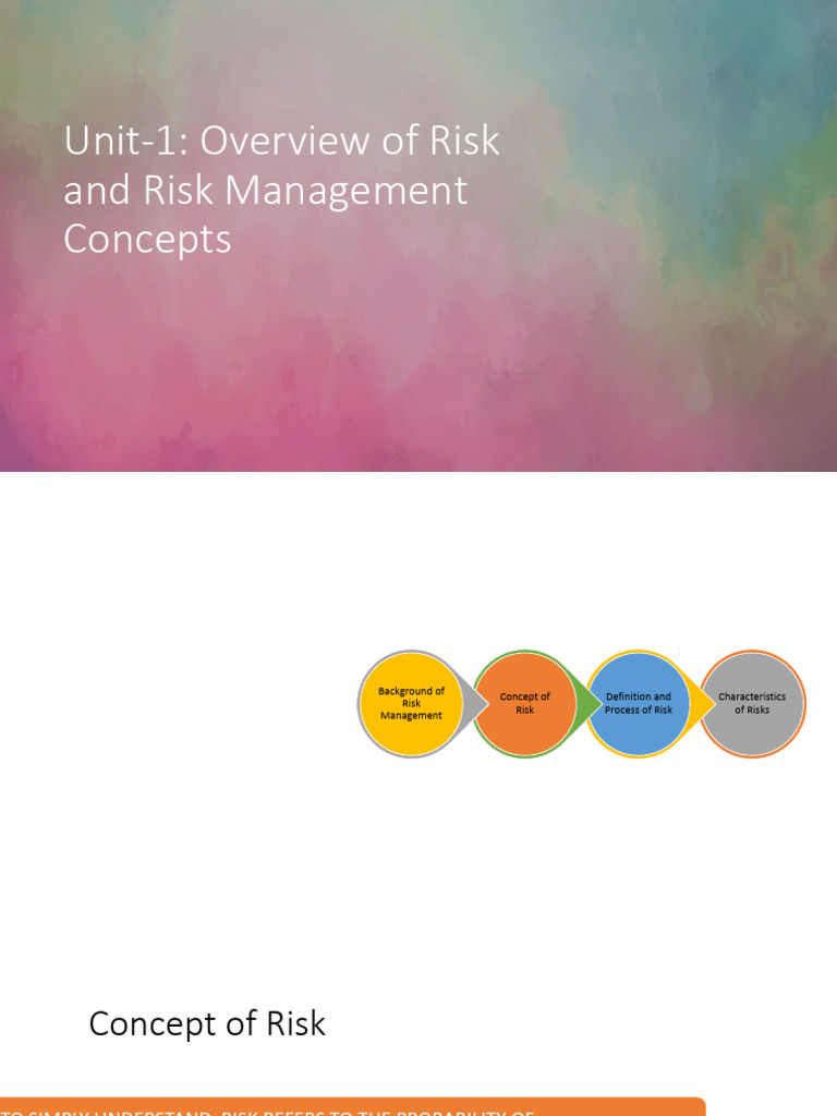 RISK MANAGEMENT LECTURE ONE 2024-20245(1) | PDF | Risk | Risk Management