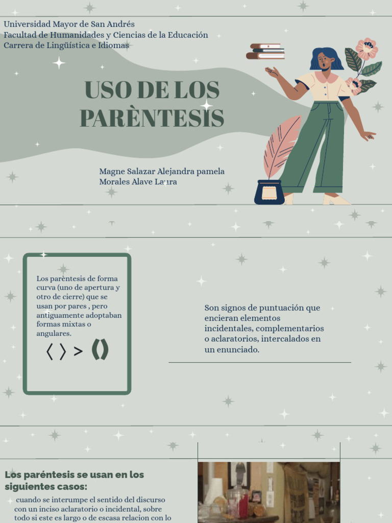 Uso de paréntesis en la escritura | PDF | Soporte | Comunicación humana