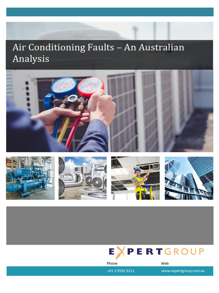 Air Conditioning Faults An Australian Analysis V1.0 111221 | PDF | Duct ...