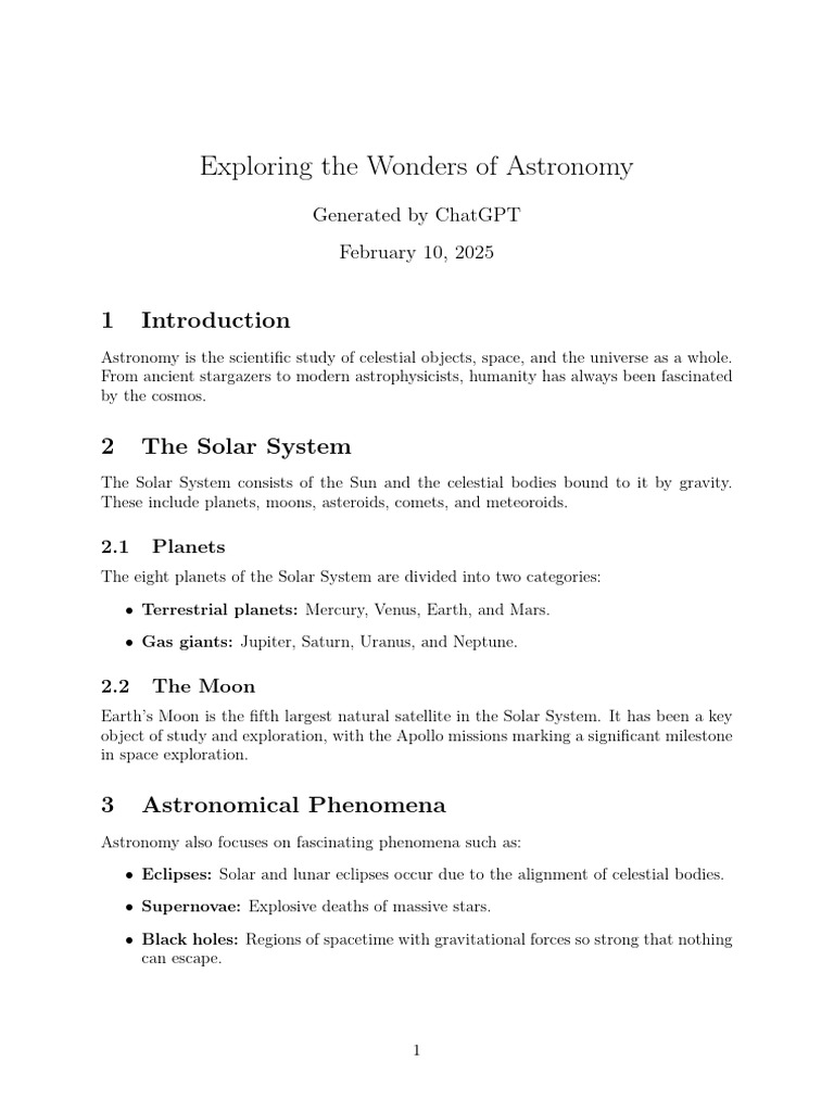 Astrono para Boy | PDF