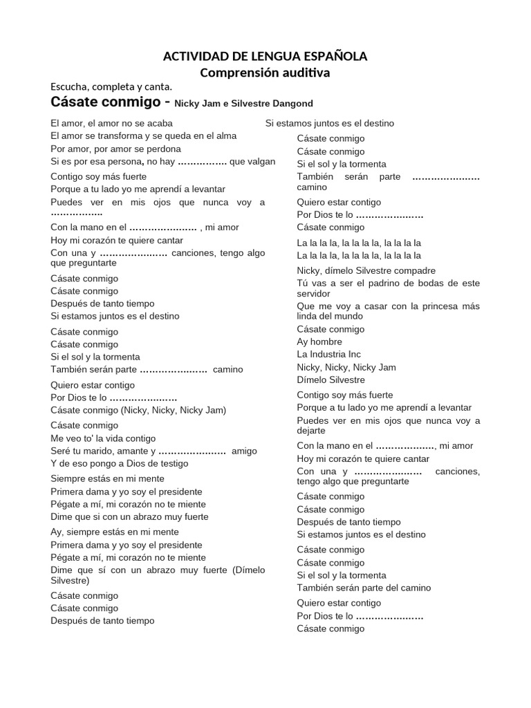 Cásate Conmigo_ | PDF