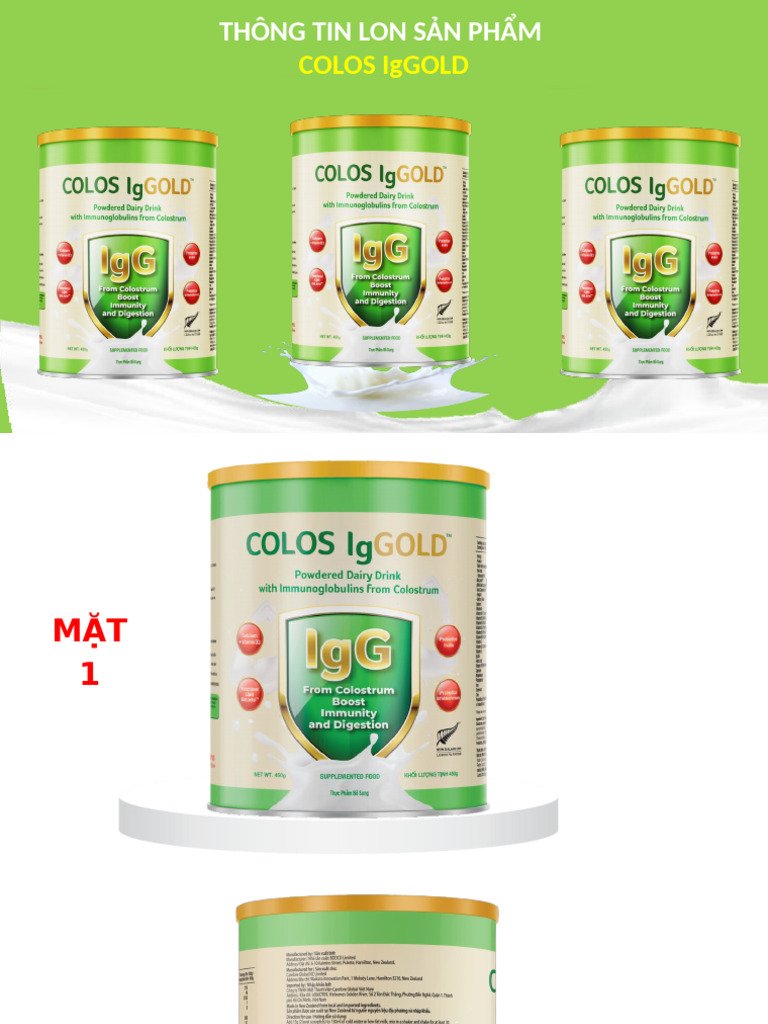 3.THÔNG TIN LON COLOS IgGOL | PDF
