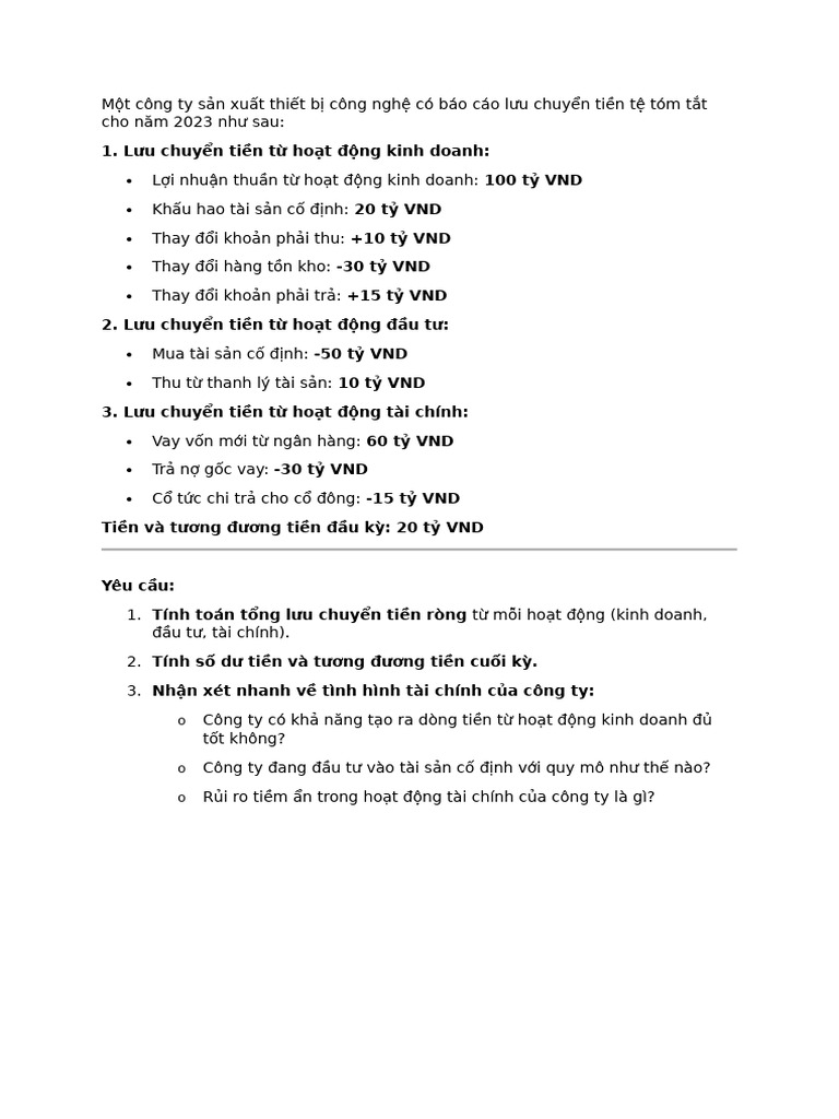 Bai Tap Phan Tich Bclctt | PDF