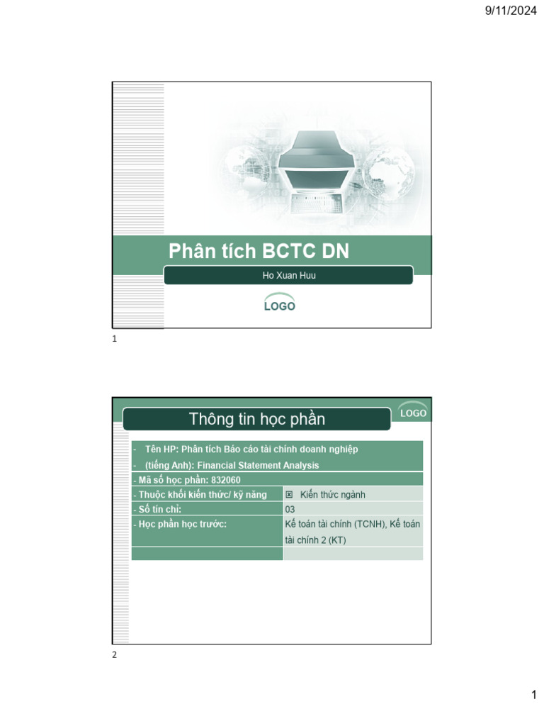 Ch0 - Gioi Thieu Mon Hoc | PDF