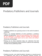 Beall's List of Predatory Journals | PDF | Academic Journal | Inquiry