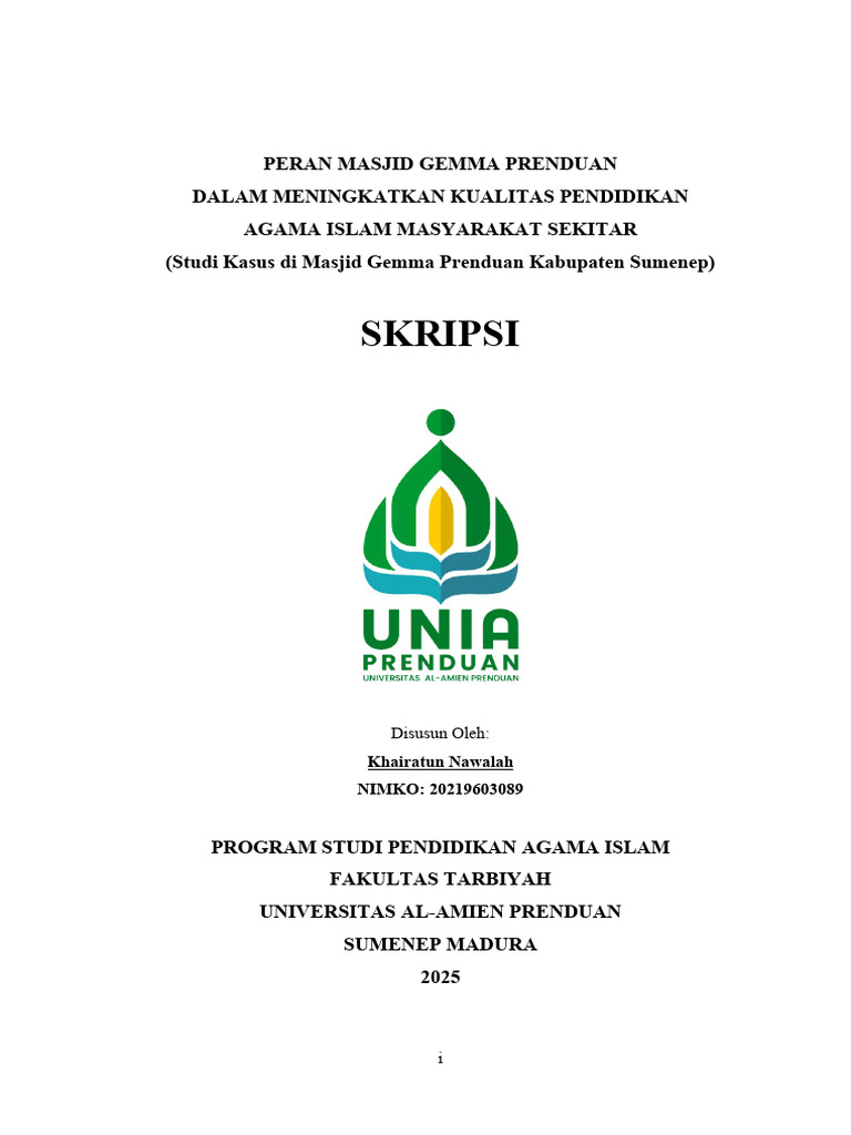 Revisi Skripsi | PDF