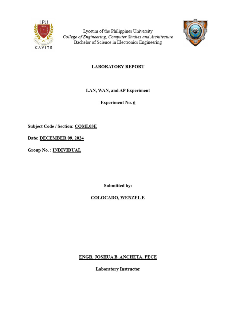 COMM3-LAB Colcoado | PDF