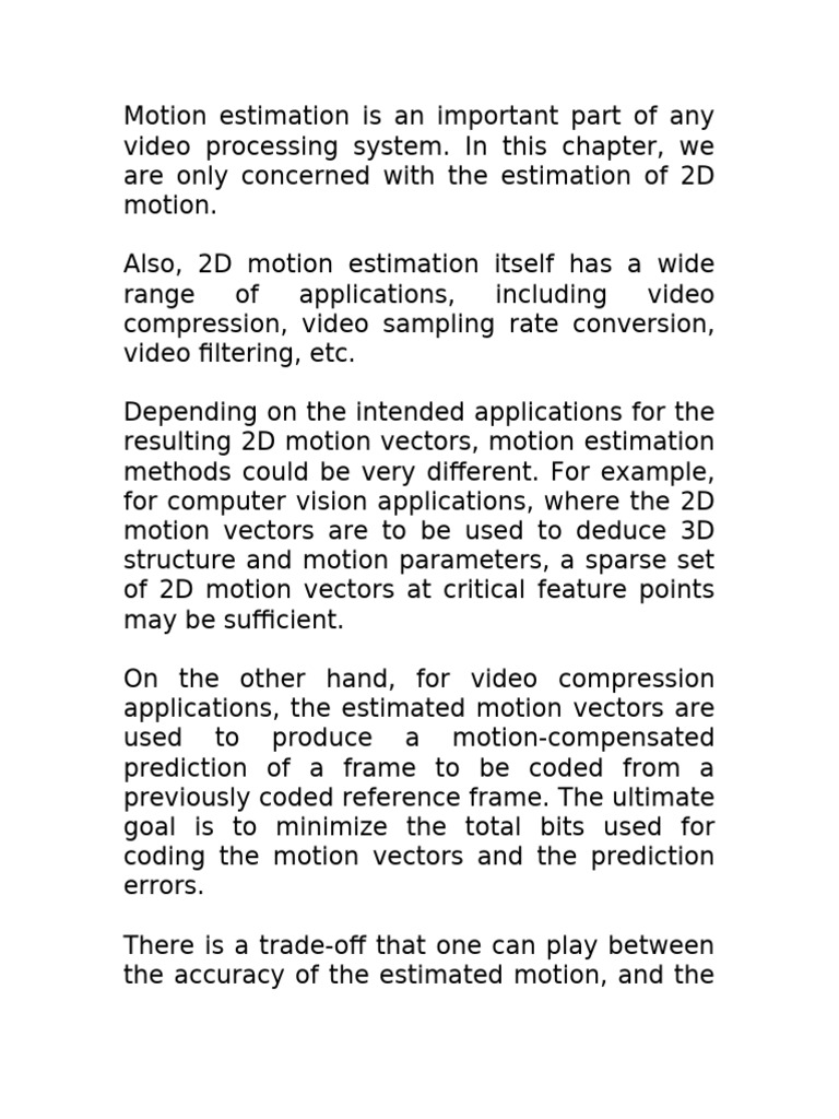 Optical Flow - Module5 | PDF | Optics | Color
