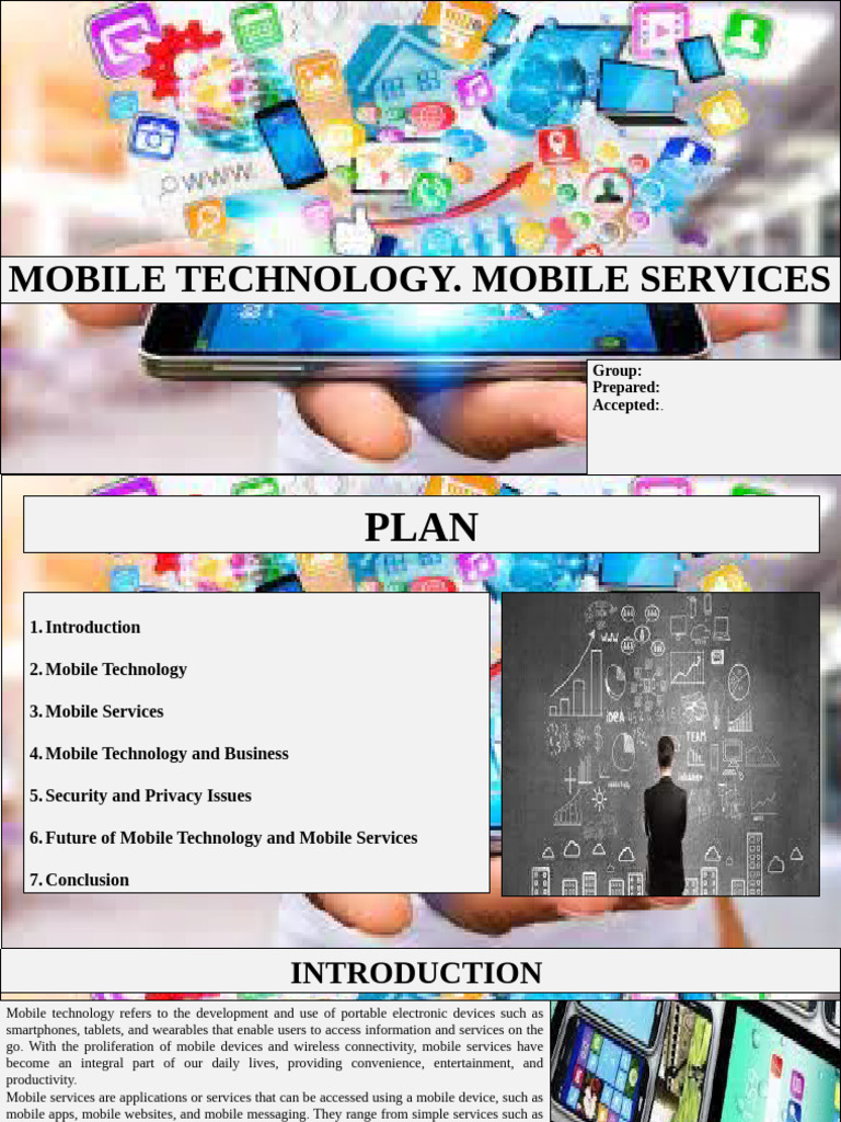 Mobile Technology. Mobile Services | PDF | Mobile Technology | Mobile ...