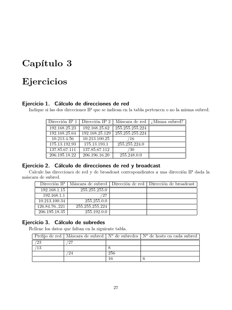 Ejercicios_Guia_sobre_direccionamiento_IP__subredes_y_enrutamiento (1) | PDF | Dirección IP ...