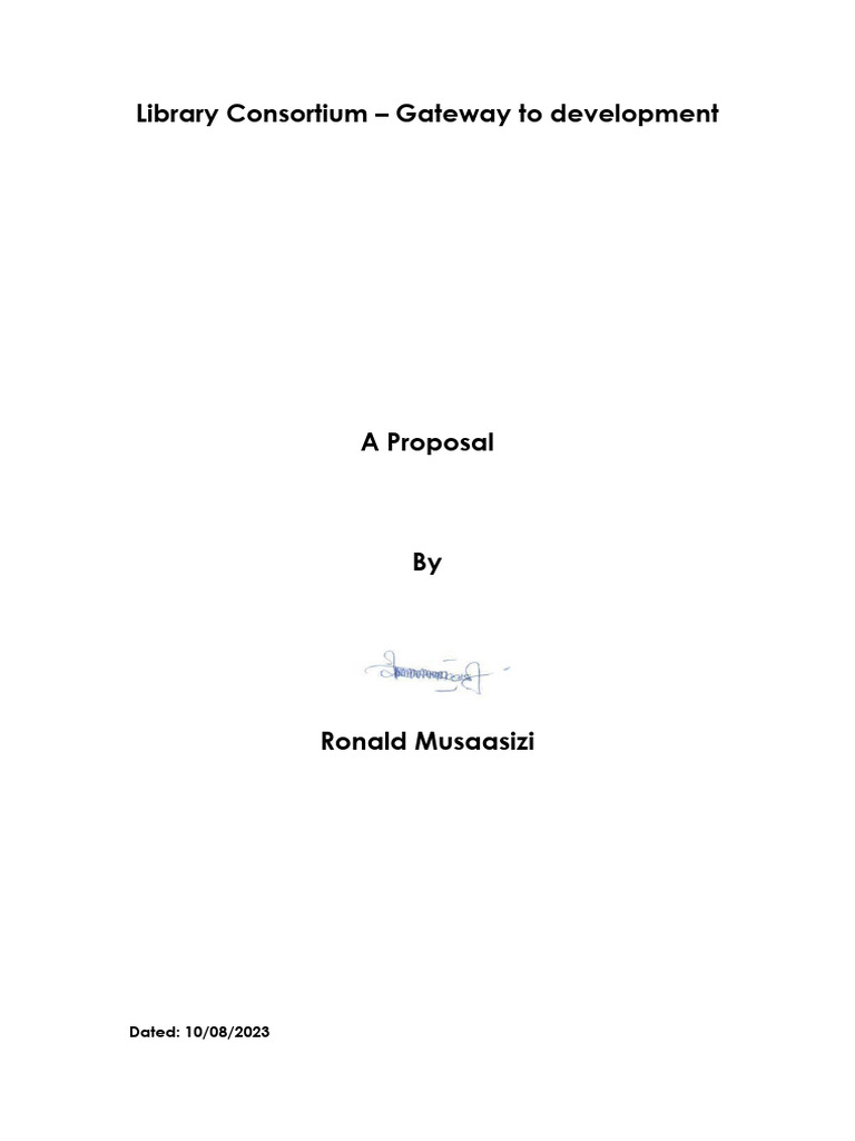 Library Consortium - Gateway To Development | PDF | Libraries | Consortium