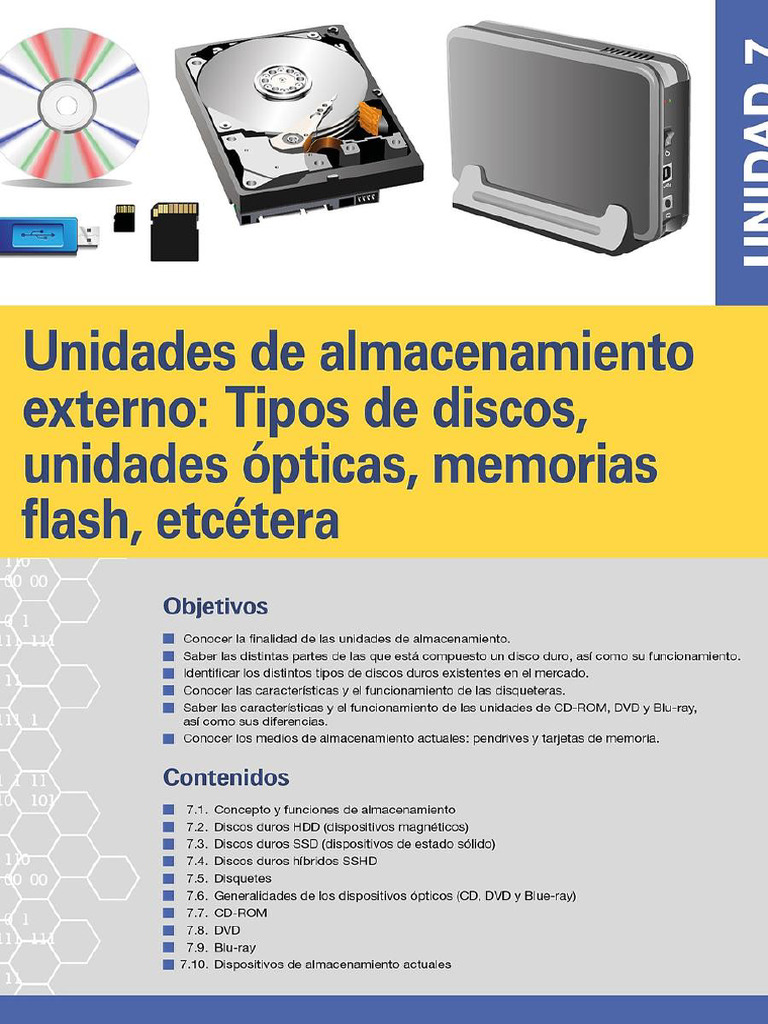 UD 7.dispositivos de Almacenamiento | PDF