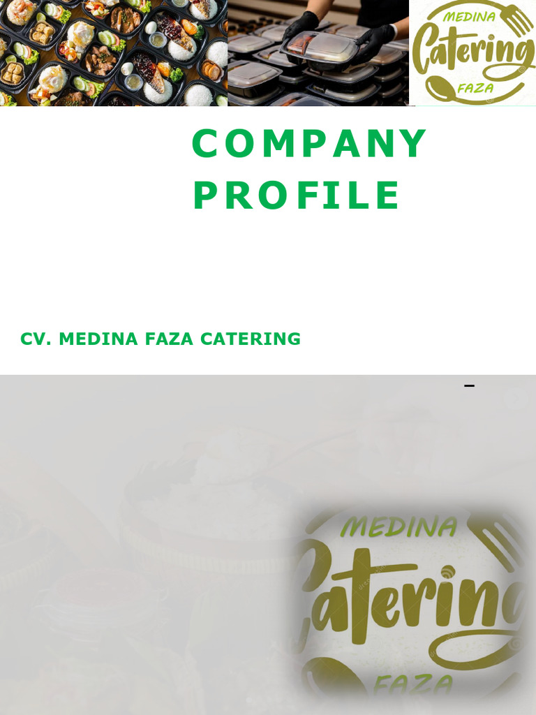 Company Profile CV. Medina Faza Catering | PDF