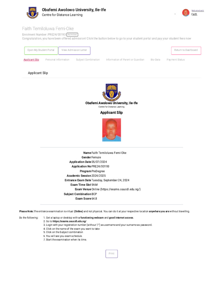 Faith Femi-Oke 133722896859937944 | PDF | Educational Stages