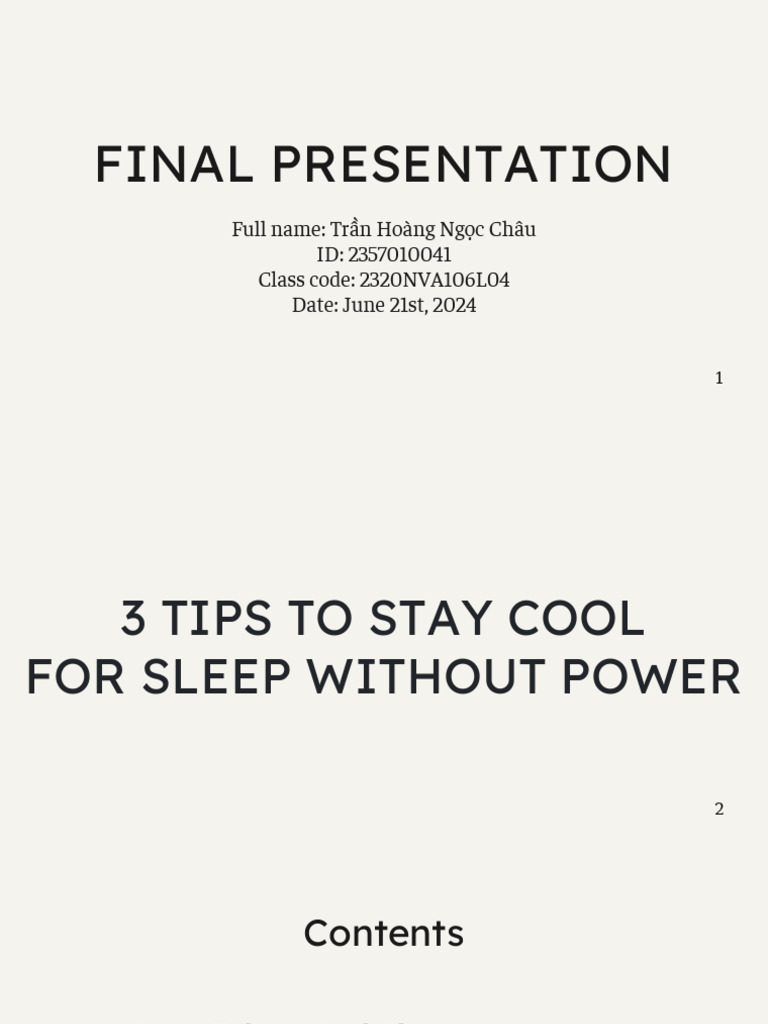 FINAL PRESENTATION SLIDE | PDF