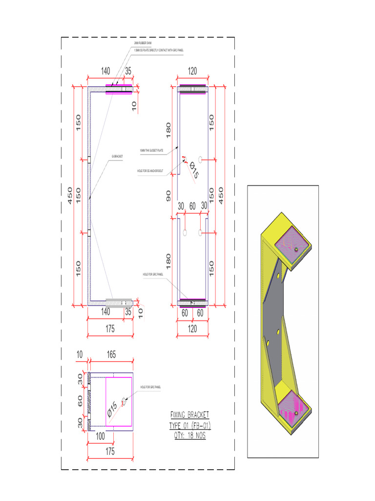 fixing bracket type 01 | PDF