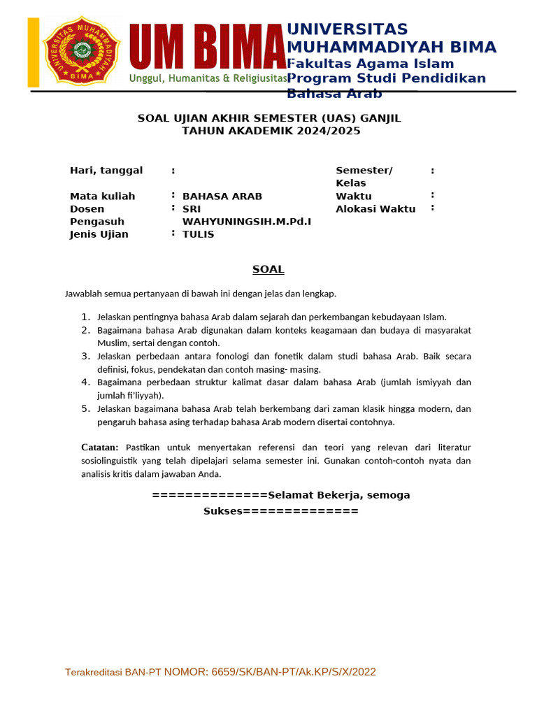 Bahasa Arab Pba | PDF