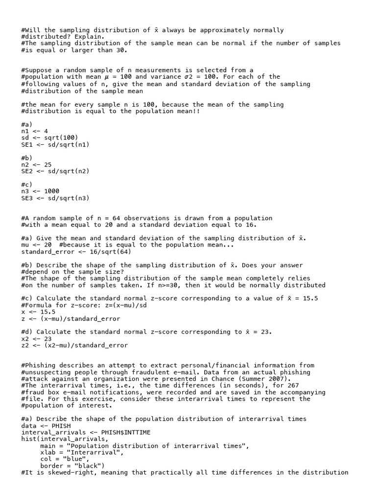 Ex.1 | PDF | Standard Deviation | Standard Score