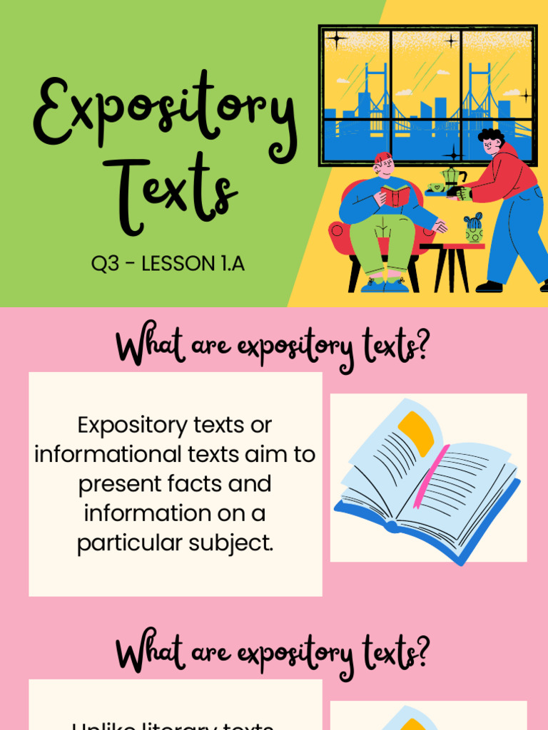 Lesson 1.a - Expository Text | PDF