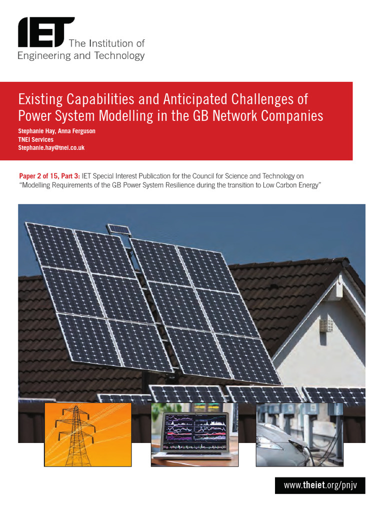 2 Existing Capabilities and Anticipated Challenges of Power System ...