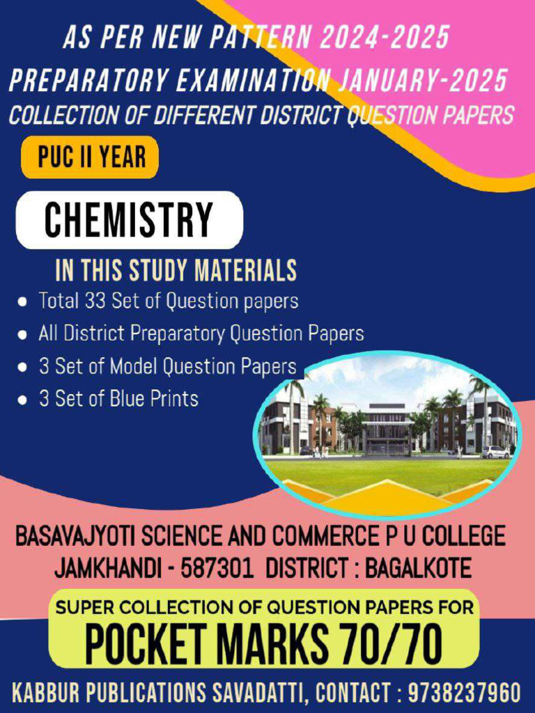 Chem All District Pre QP 2025 | PDF | Coordination Complex | Chemical ...