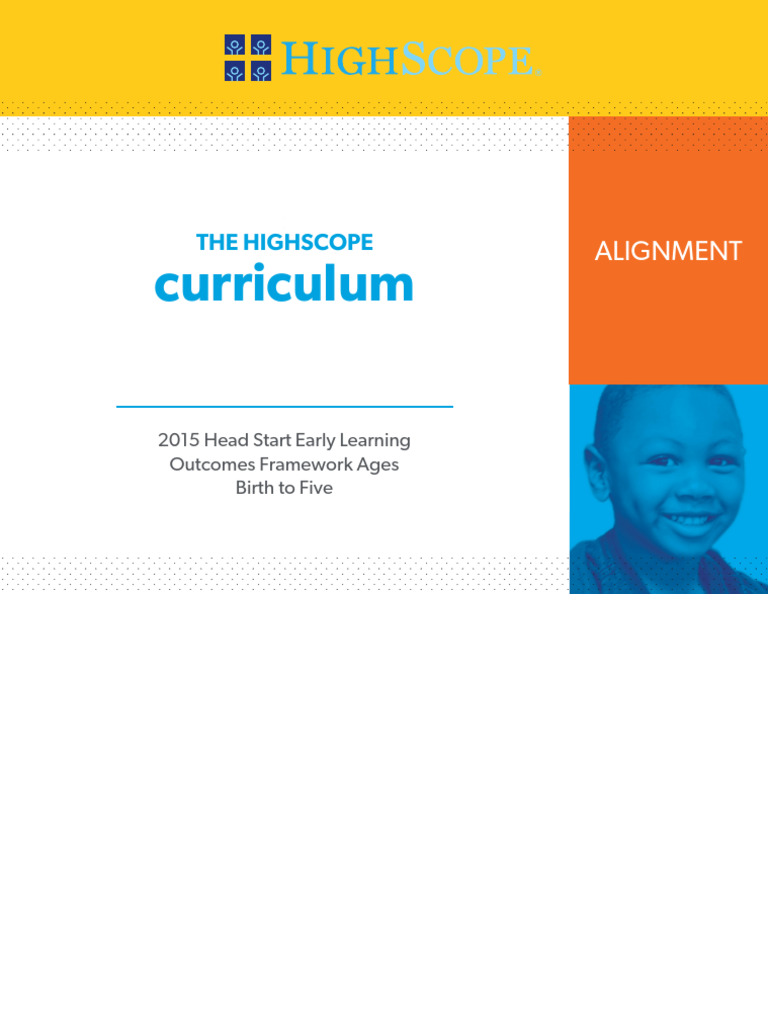 Head-Start-to-HighScope-KDIs_8.18.20 | PDF | Attachment Theory | Preschool