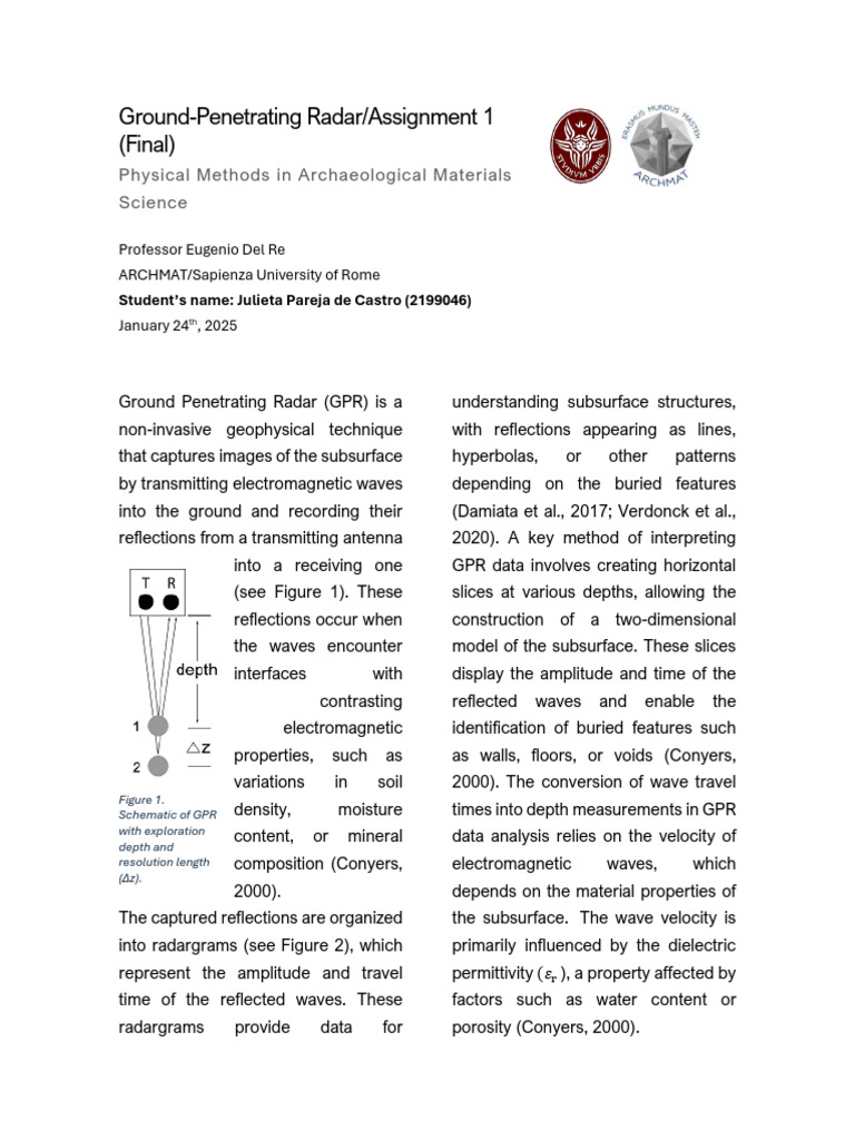 Ground Penetrating Radar in Archaeology | PDF | Physical Phenomena | Applied And ...